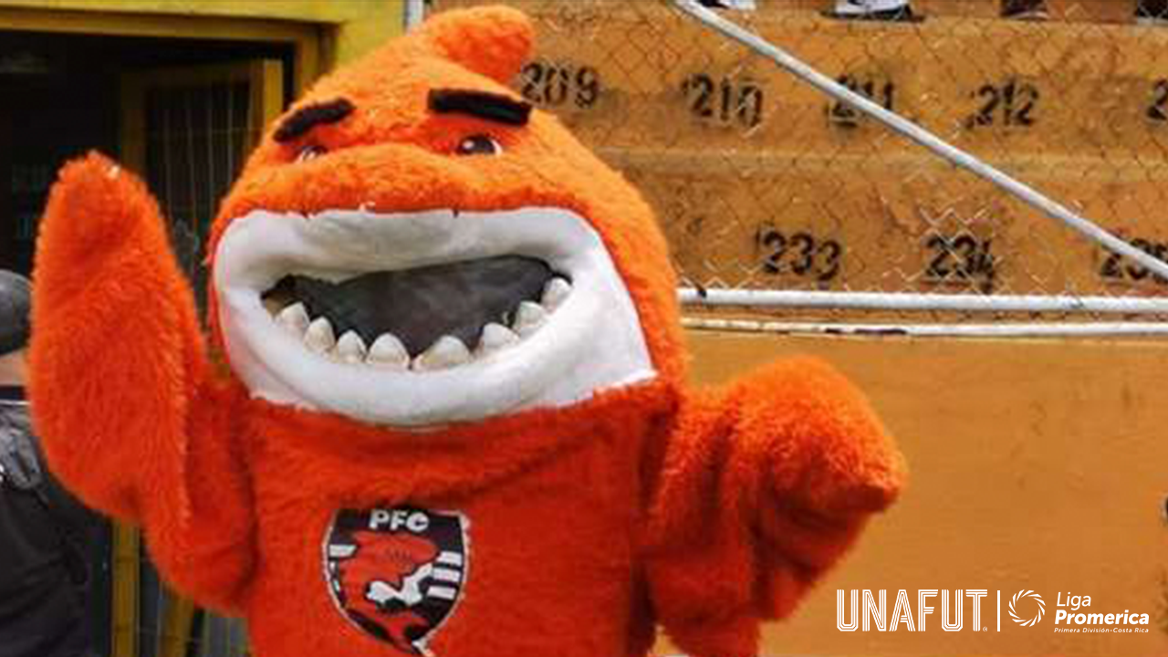 CONOZCA LA HISTORIA DEL TIBURÓN PARCERO, LA MASCOTA DE PUNTARENAS FC